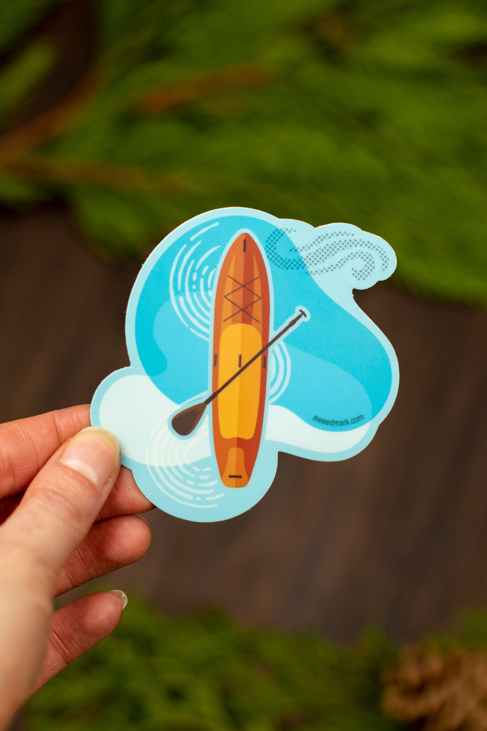 SUP Waterproof Sticker Stand up Paddle Vinyl Sticker - Etsy