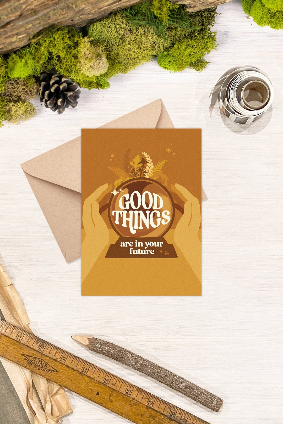 Magical Bday Card, Good Things Crystal Ball Birthday Card, Fortune ...