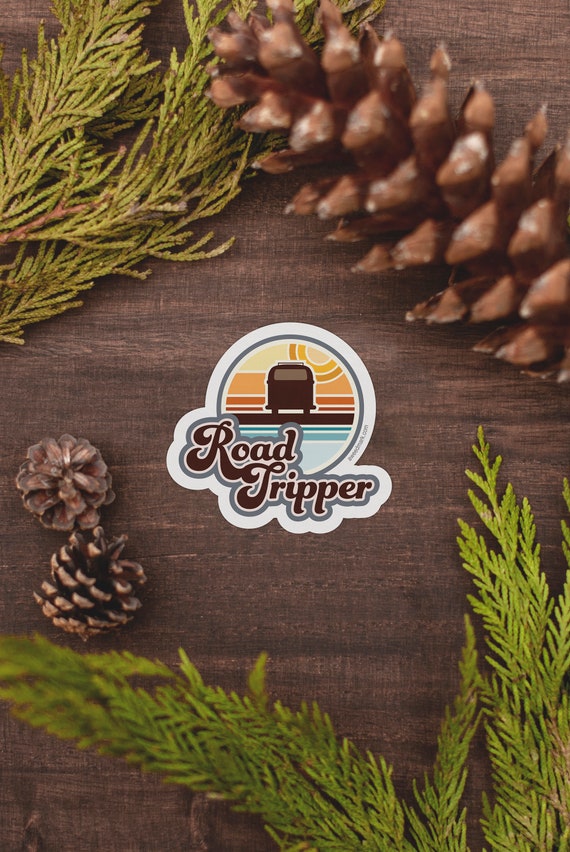 Road Tripper Sticker Summer Road Trip Car Sticker Adventure | Etsy