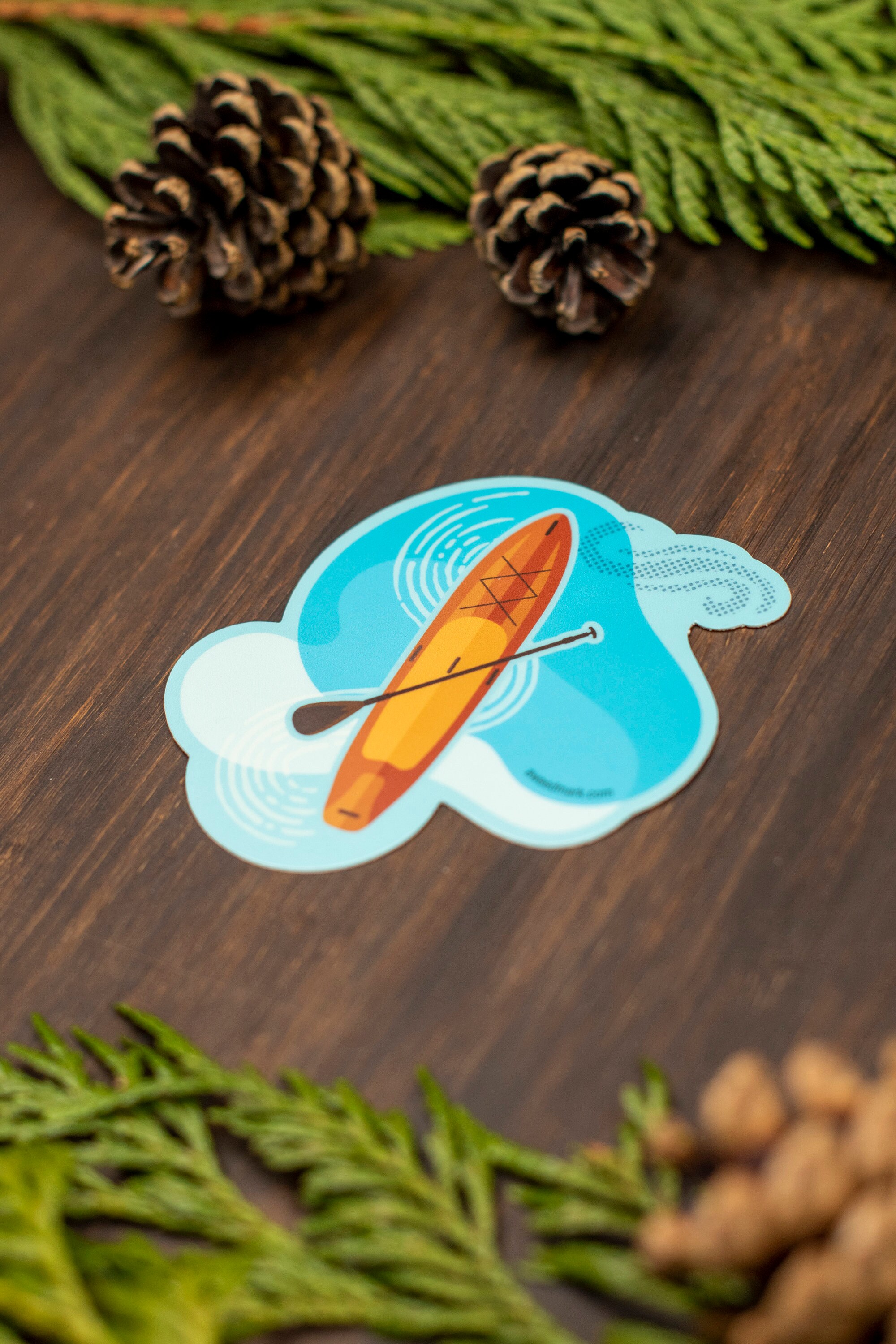 SUP Waterproof Sticker Stand Up Paddle Vinyl Sticker | Etsy