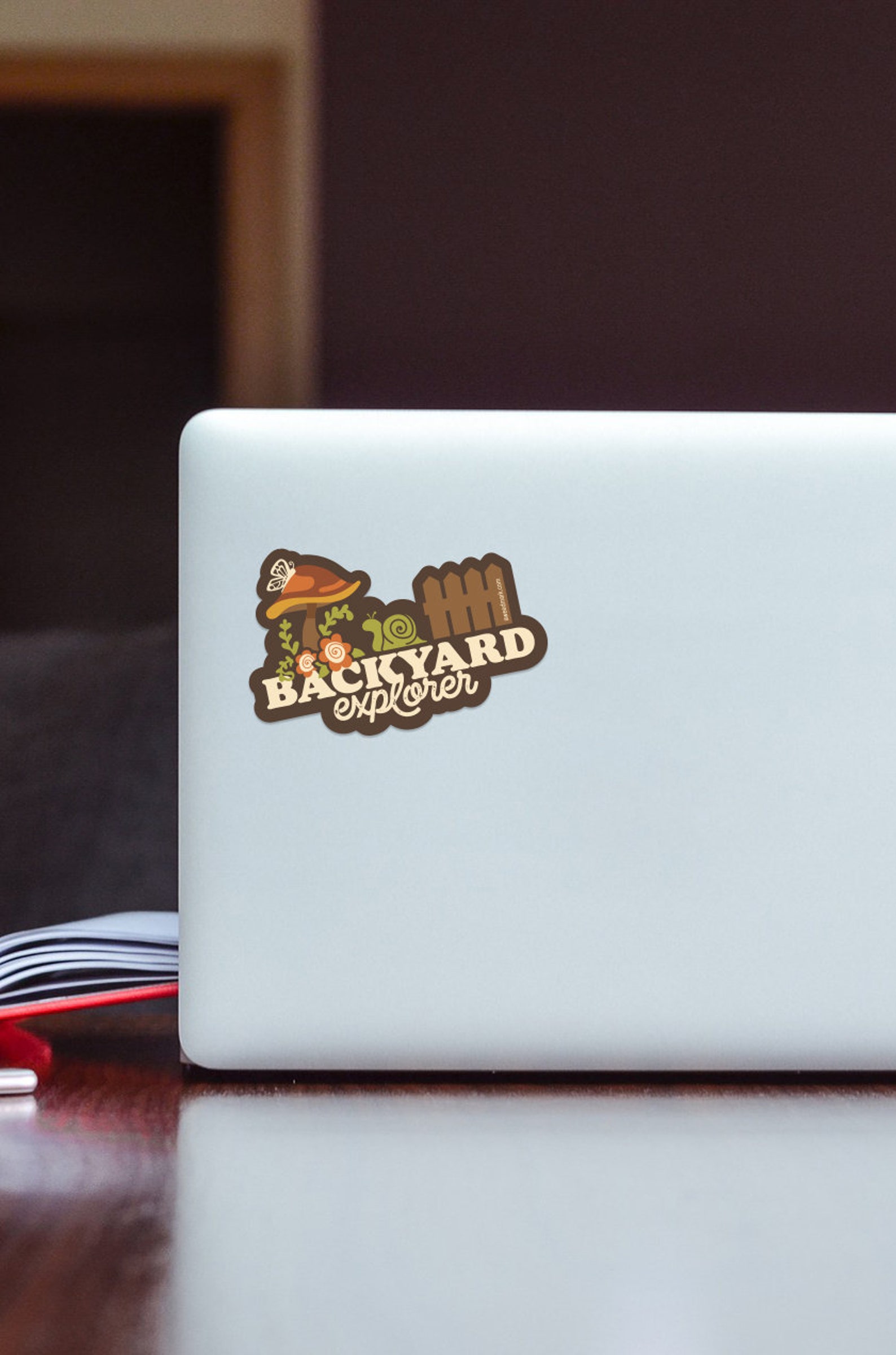 Backyard Explorer Sticker, Nature Garden Vinyl Sticker, Adventure Water ...