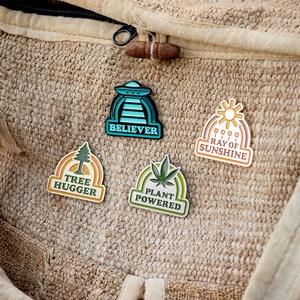 Tree Enamel Pin, Environmental Pin, Tree Hugger Hat Pin, Forest Lover ...