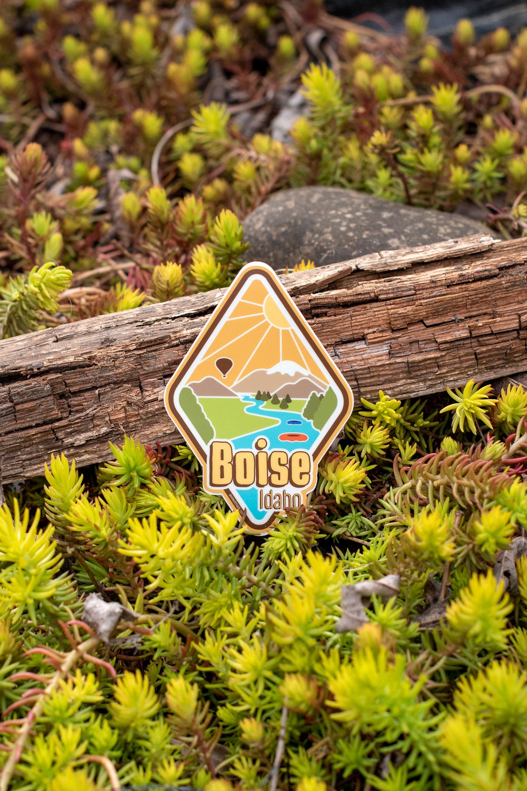 Boise Idaho Vinyl Sticker, Travel Lover Souvenir Sticker, Small Gift ...