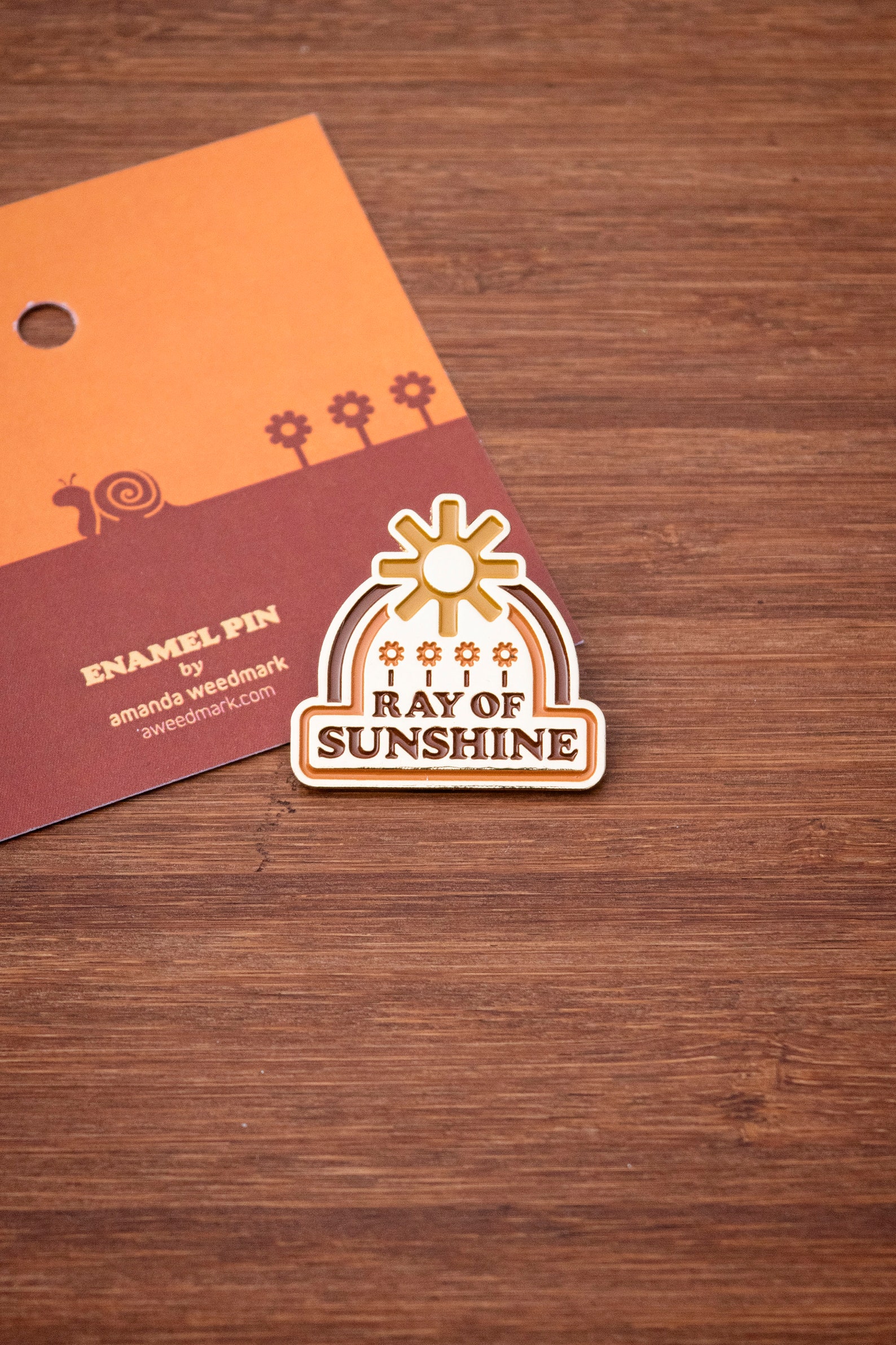 Ray of Sunshine Pin Positive Enamel Pin Happy Lapel Pin | Etsy