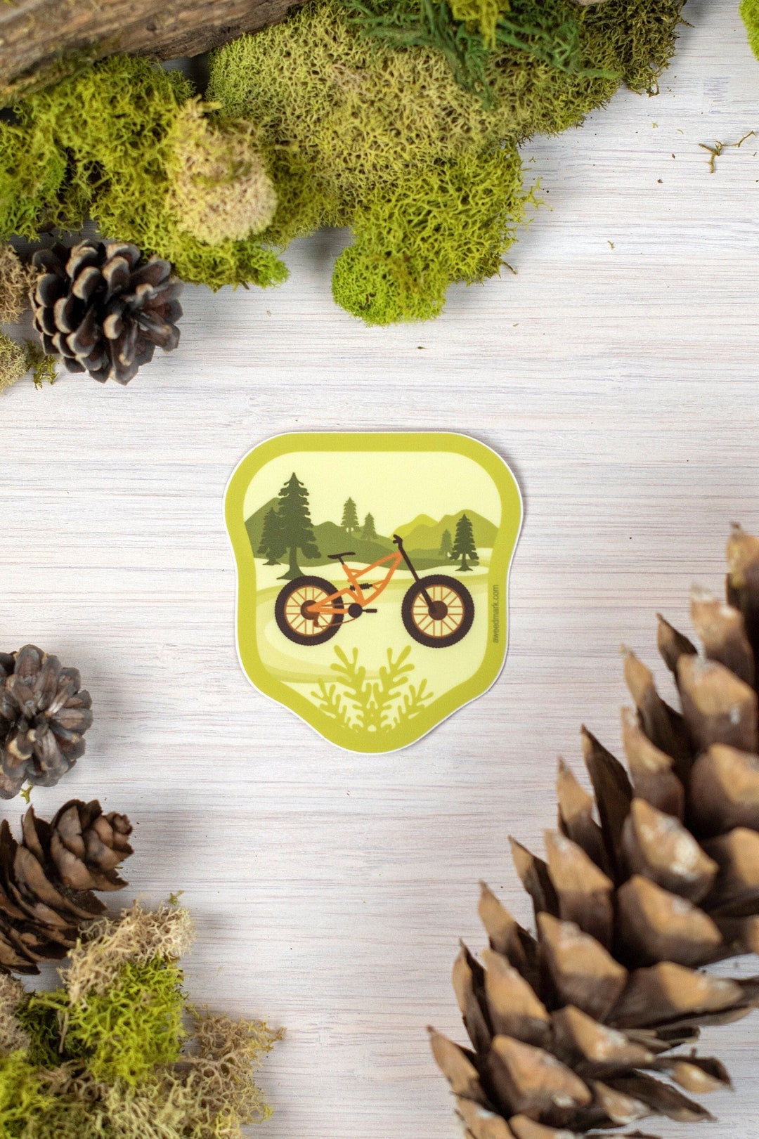 Mountain Bike Sticker, MTB Vinyl Sticker, Outdoor Adventure, Waterproof ...