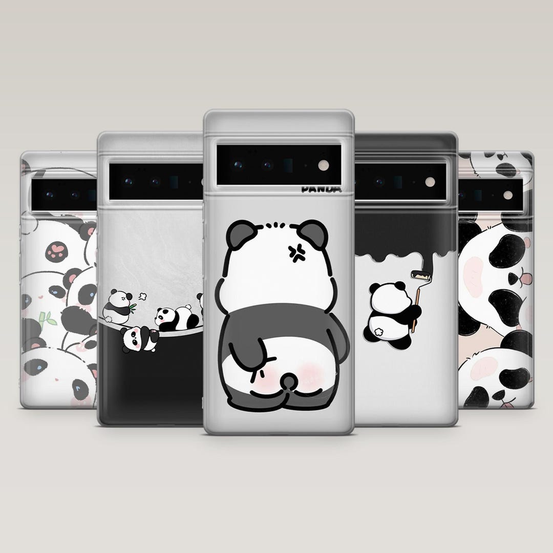 Panda Phone Case Fluffy Kawaii Animal Lazy Bear Cover for Google Google ...