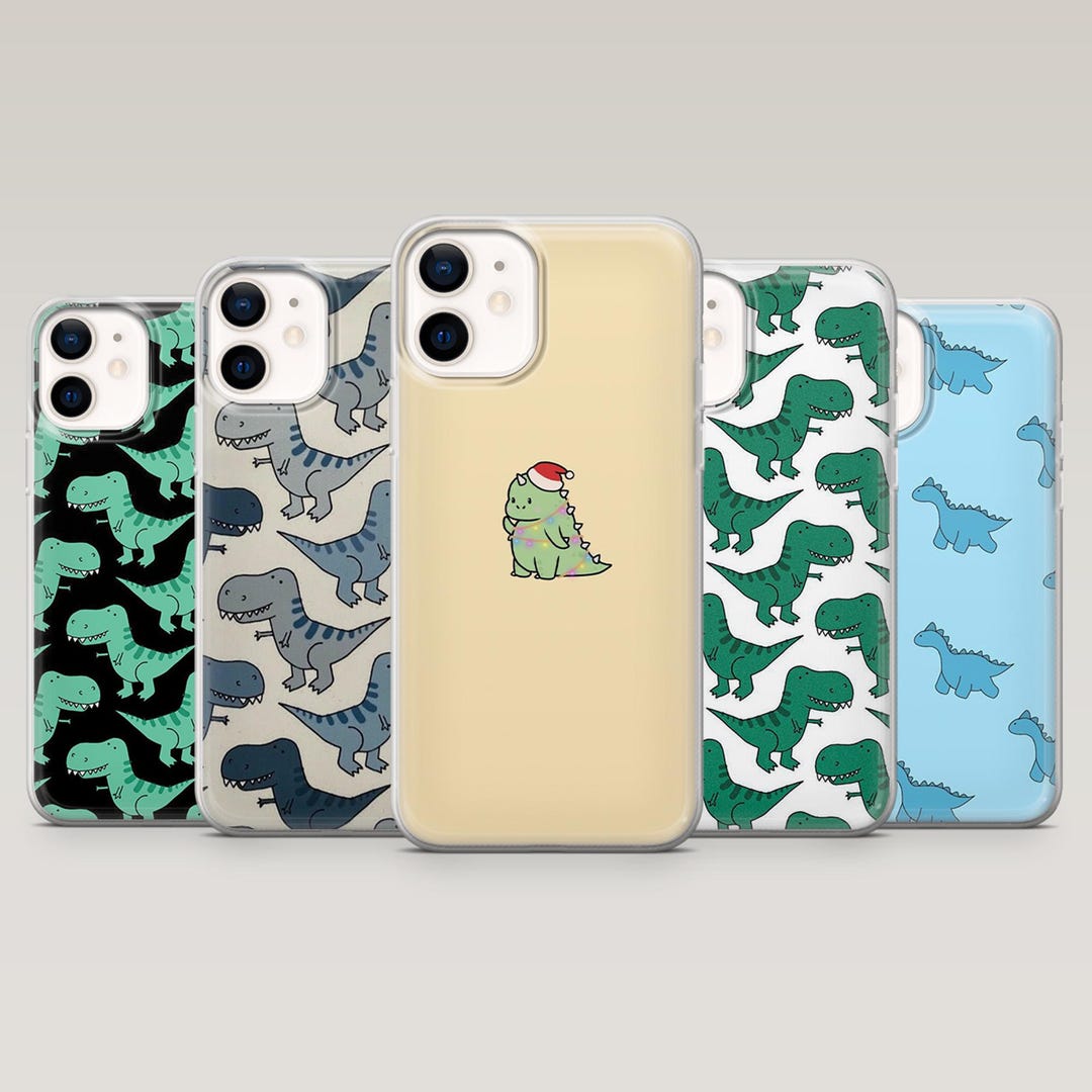 Dinosaur Phone Case T Rex Cute Dino Roar Cover for iPhone 16 Pro, 15 ...