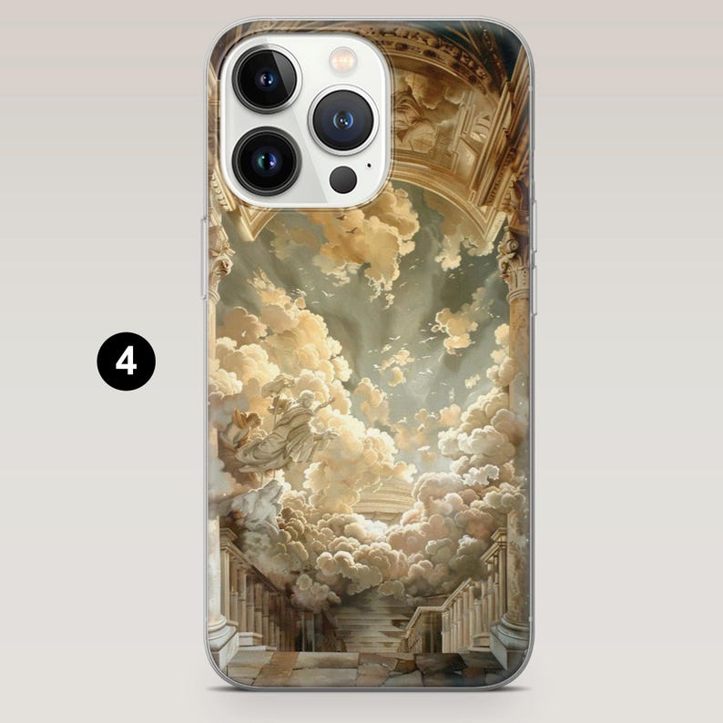 Greek Mythology Phone Case Greek Art Athena Cover for iPhone 16 Pro, 15 ...