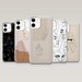 Line Art Phone Case Single Line Minimalist Cover for iPhone 16 Pro, 15 ...