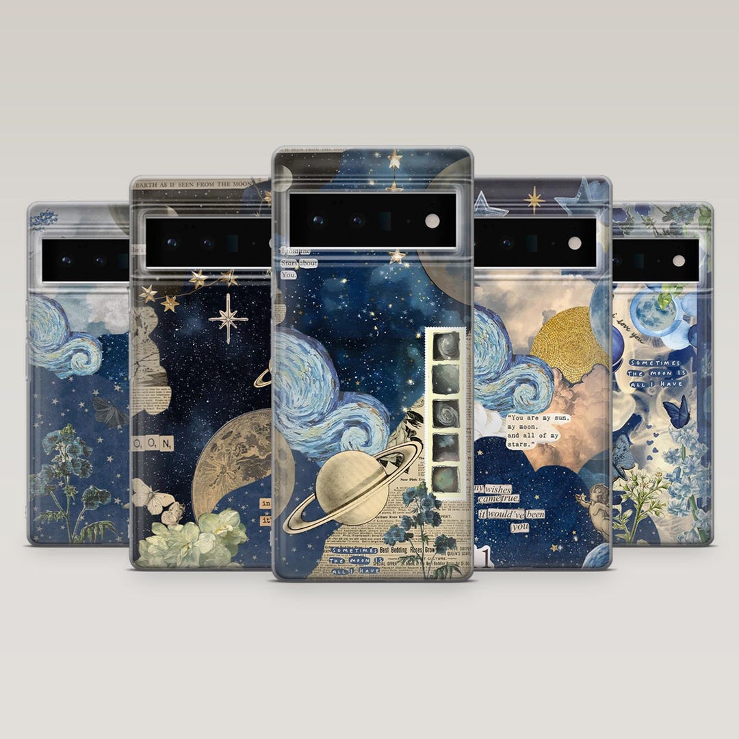 Blue Collage Phone Case Sea Blue Navy Blue Cover for Google Google ...