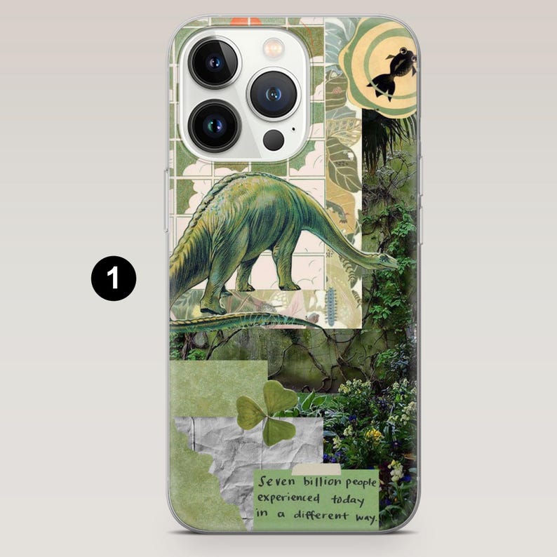 Dinosaur Phone Case Dino Fossil T-rex Cover for iPhone 16 Pro, 15, 14 ...