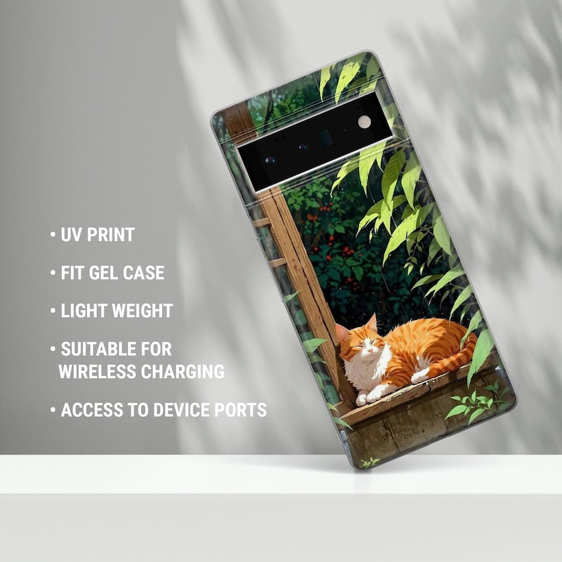 Orange Cat Phone Case Kitten Nature Cat Cover for Google Google Pixel 9 ...