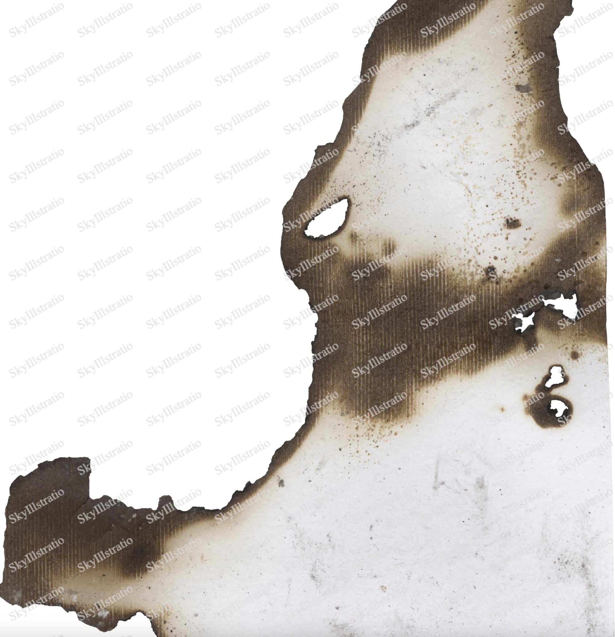 100 Burnt Edge Paper Texture Bundle, 100 PNG Files, Vintage Burnt Paper ...