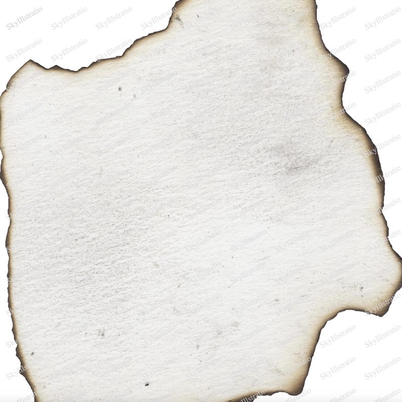 100 Burnt Edge Paper Texture Bundle, 100 PNG Files, Vintage Burnt Paper ...