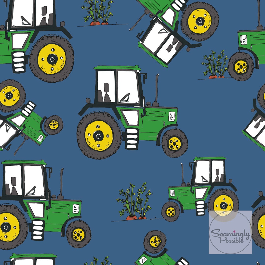 Tractor Seamless Pattern, Farm Life Pattern, Tractor Pattern, Vehicle ...