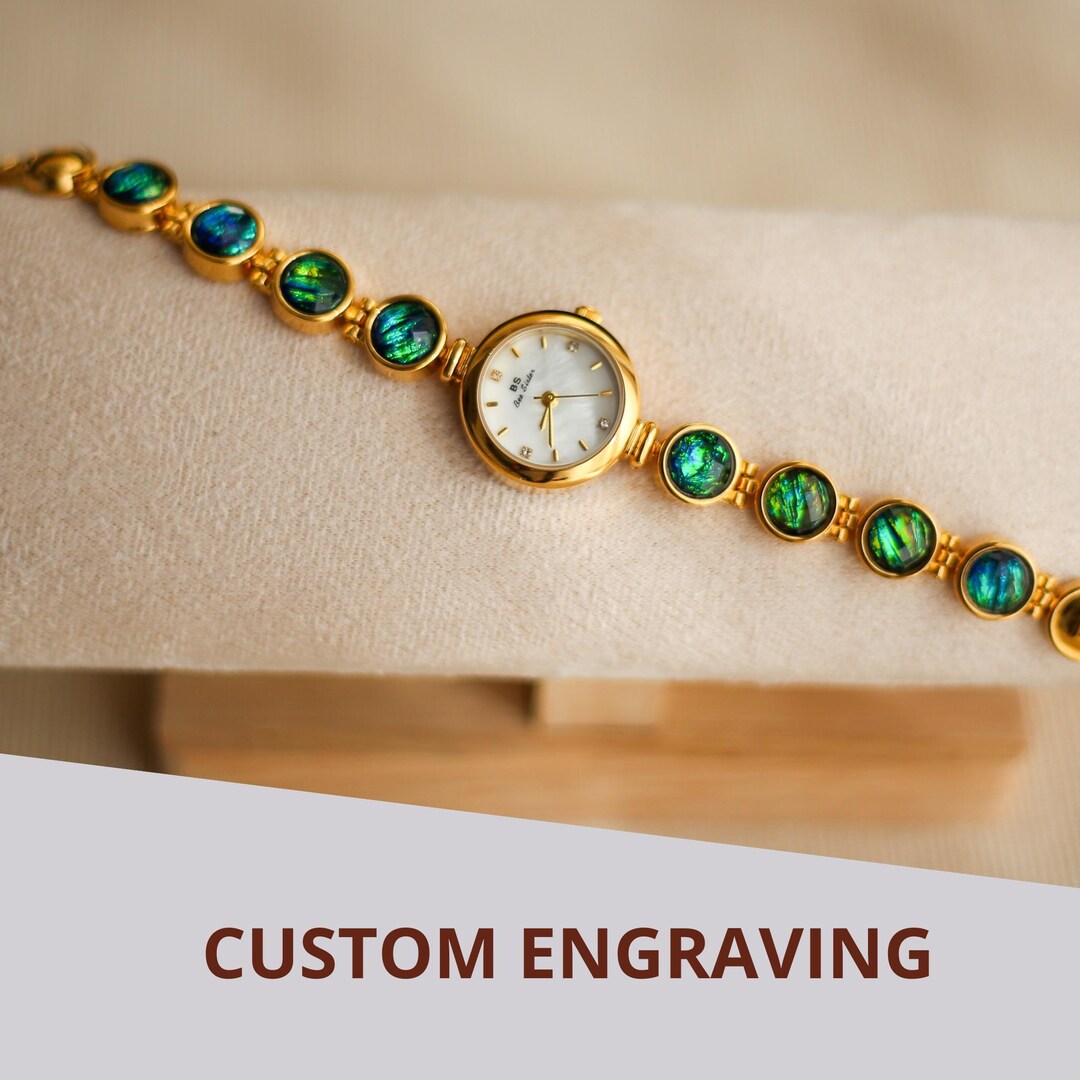 Personalized Watch|vintage-inspired Bracelet Watch|elegant Wristwatch ...