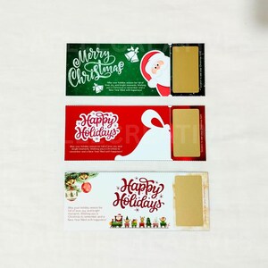 DIY Christmas Scratch Ticket Template Christmas Scratch Card Template ...