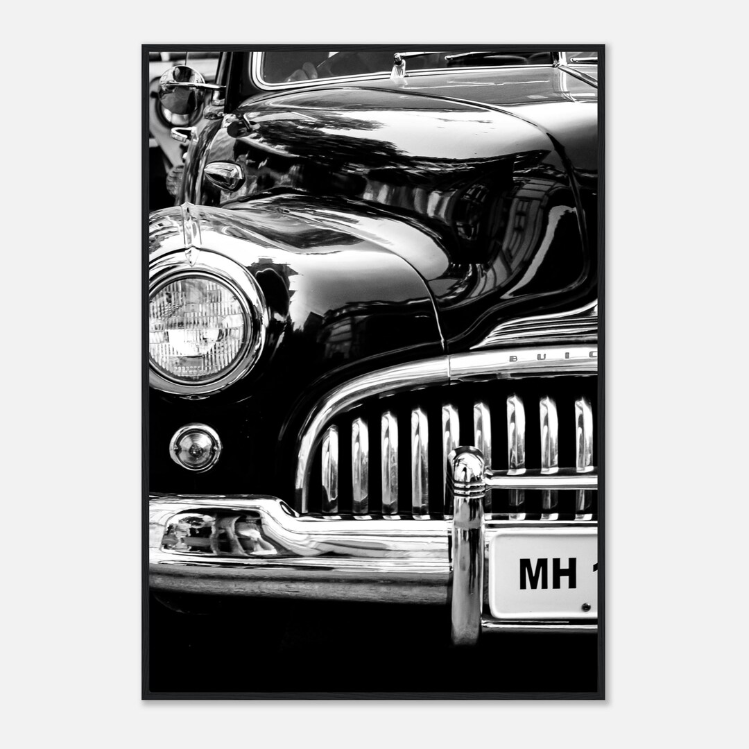 Vintage Buick Car Posters, Classic Car Wall Art Print, Retro Automobile ...