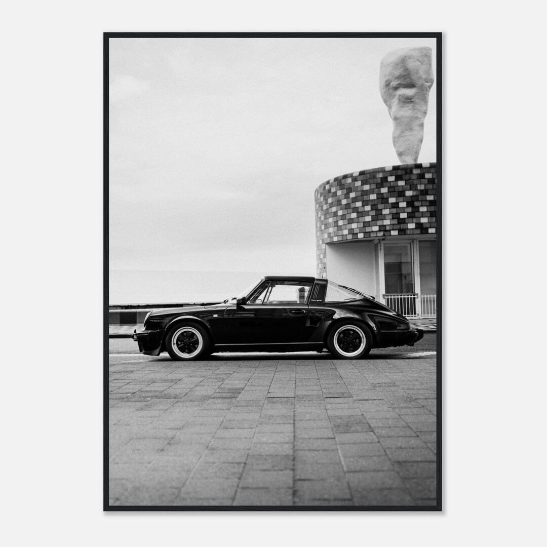 Classic Porsche 911 Wall Art | Vintage Car Print | Retro Sports Car ...