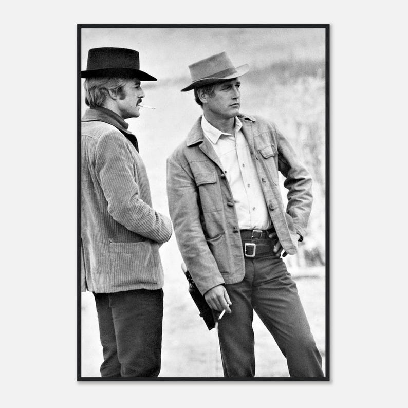 Robert Redford and Paul Newman Wall Art | Butch Cassidy & Sundance Kid ...