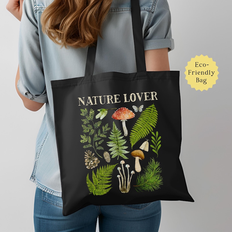 Botanical Prints Book Bag - Etsy