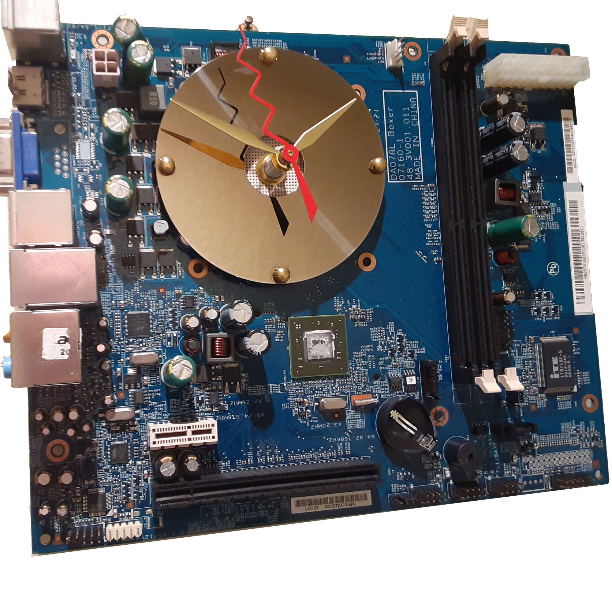 Electronics & Accessories Novelty Clock Unique Motherboard Clock ...