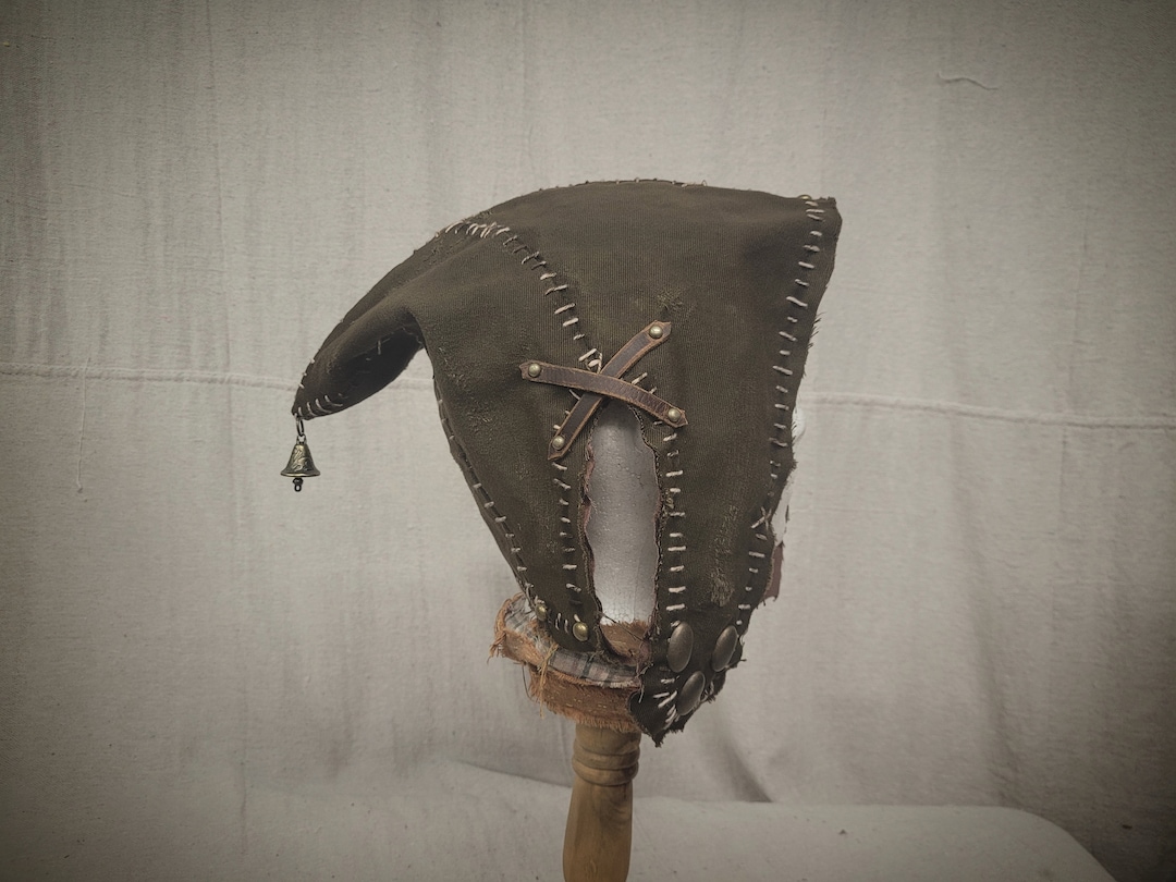 Mossy Goblin Hat Larp Goblincore Costume Wizard Pointy Hat - Etsy