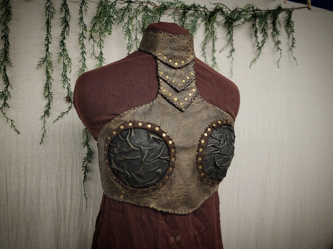 Medusa Carapace Bodice Halter Top Chestplate Armor Fire - Etsy