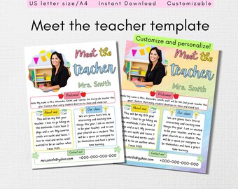 EDITABLE Meet the Teacher Template Meet the Teacher Banner Template ...