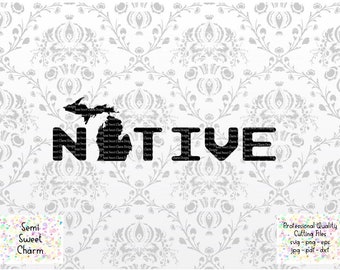 Michigan Upper Peninsula Svg - Etsy