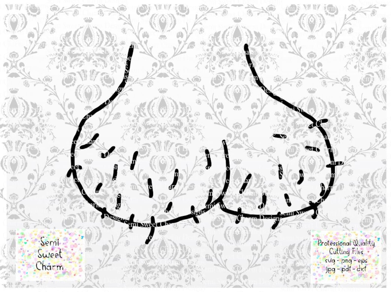 Ball Sack SVG - Ballsack Svg - Hairy Balls - Penis Ready to Cut - Male Anatomy - Scrotum ...