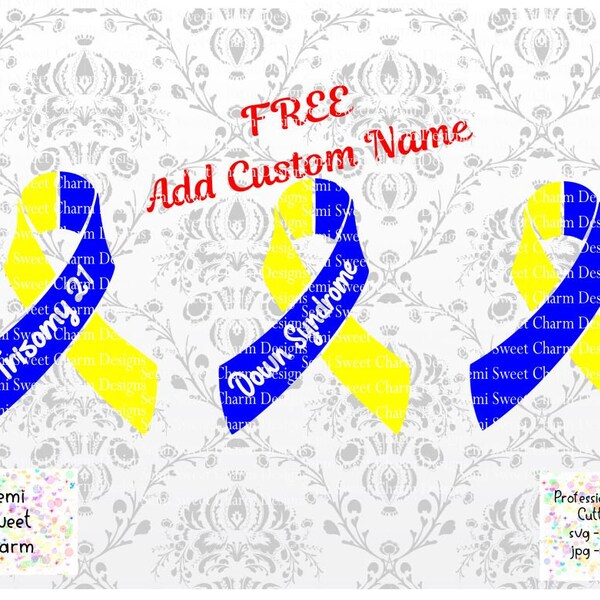 Down Syndrome Ribbon - Etsy