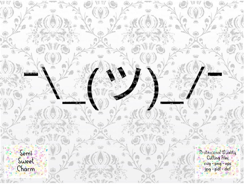 Shrug Emoji Text SVG Whatever Emoji Text SVG Emoji SVG | Etsy