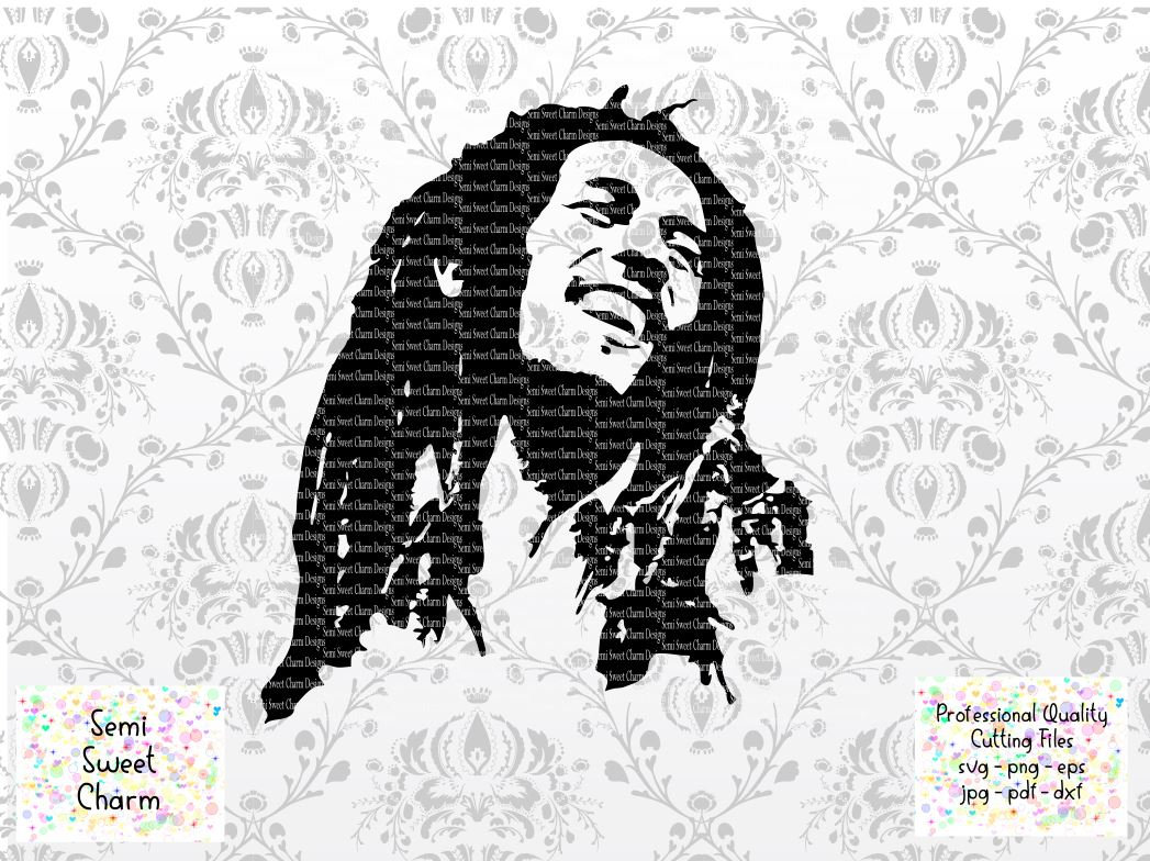 Stencils Of Bob Marley