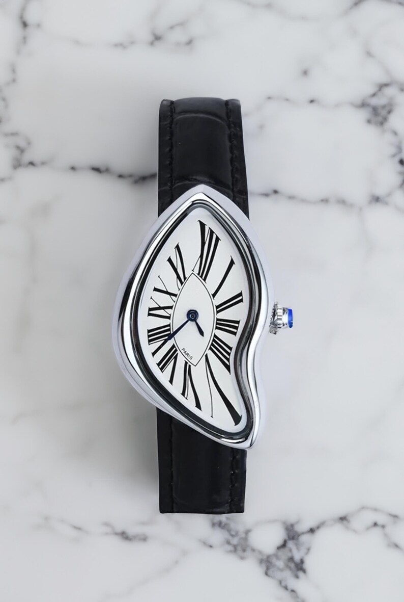 Vintage Dali Crash Watch Art Watch Inspired by Salvador Dali Unique ...