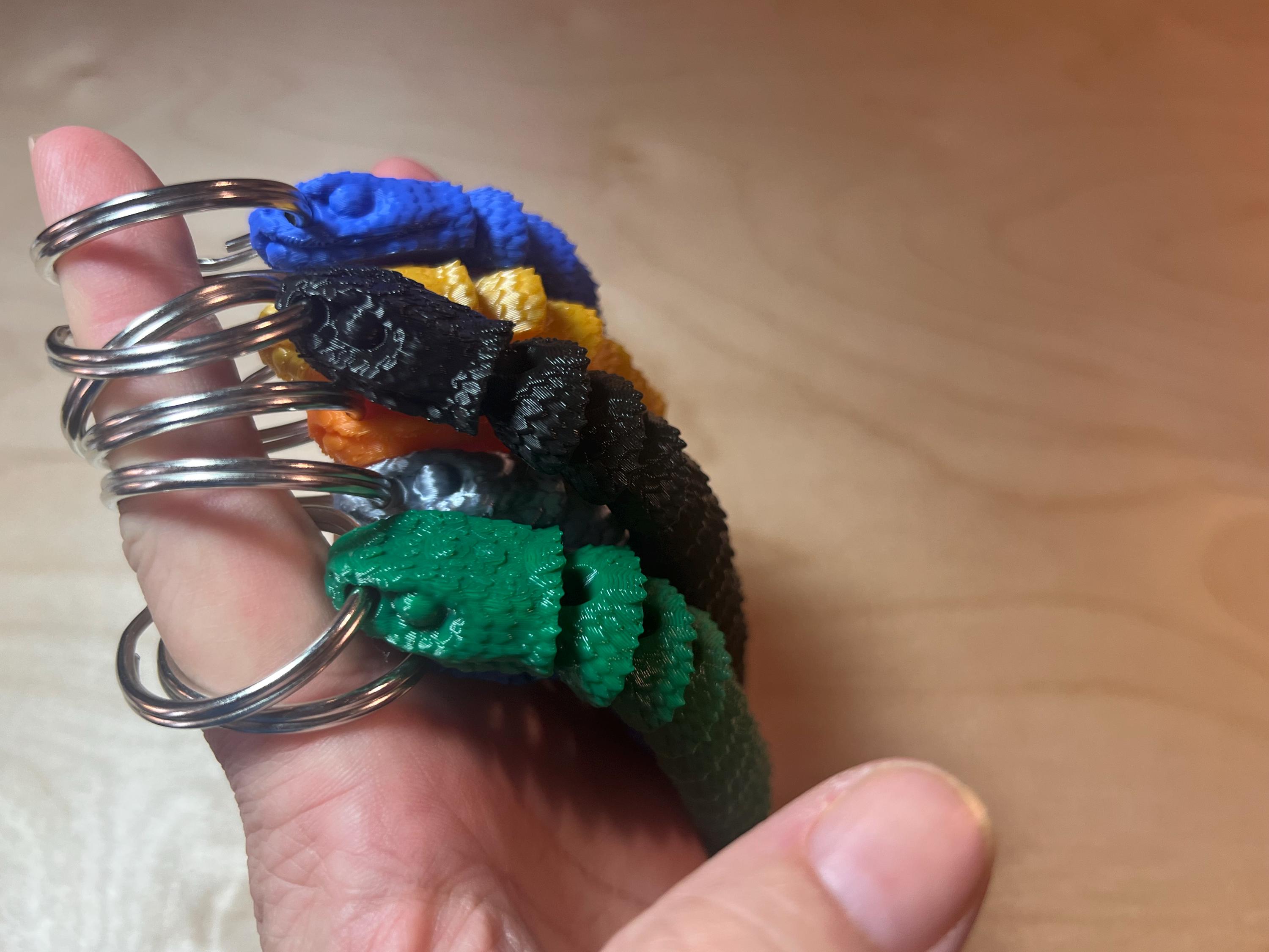 Pit Viper Articulated Fidget Keychain - Etsy