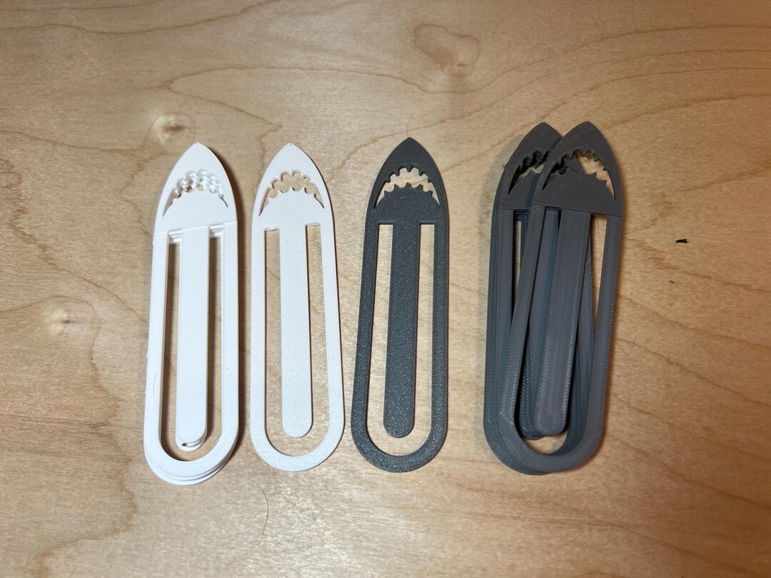 Jaws/shark Bookmark 3D Printed - Etsy