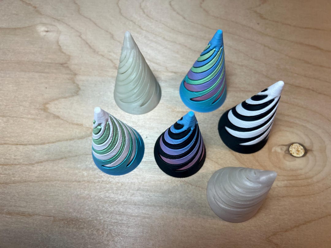 Passthrough Infinity Fidget Spiral Cones - Etsy