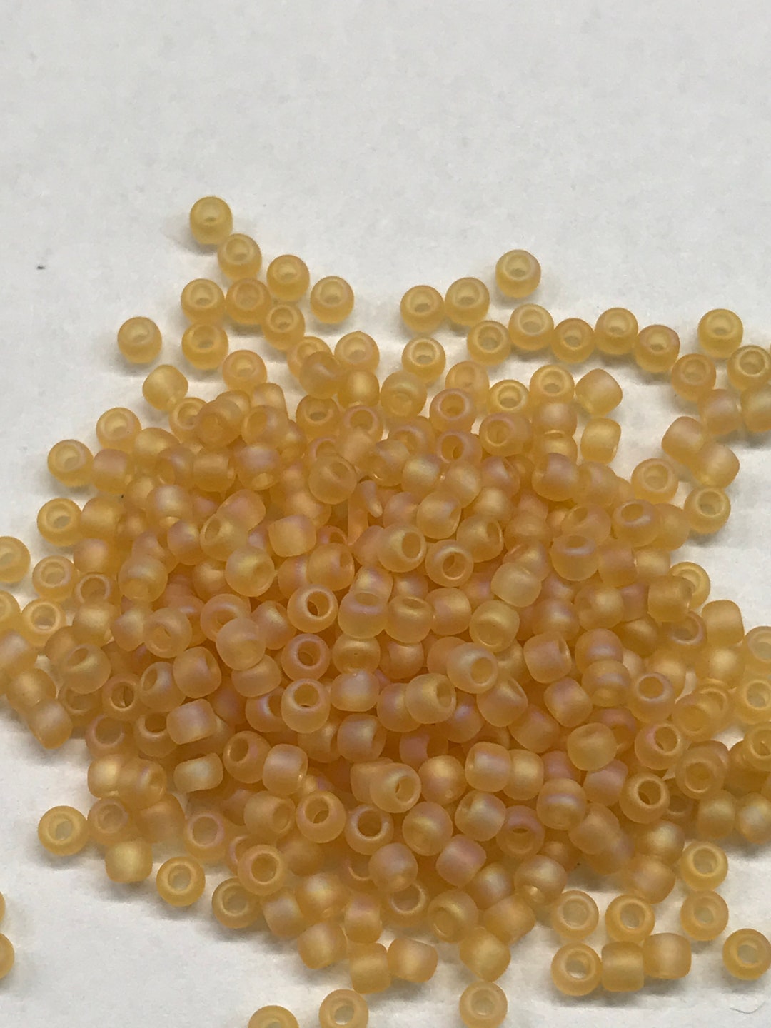 11/0 Trans Rainbow Frosted Lt. Topaz 162F - Etsy