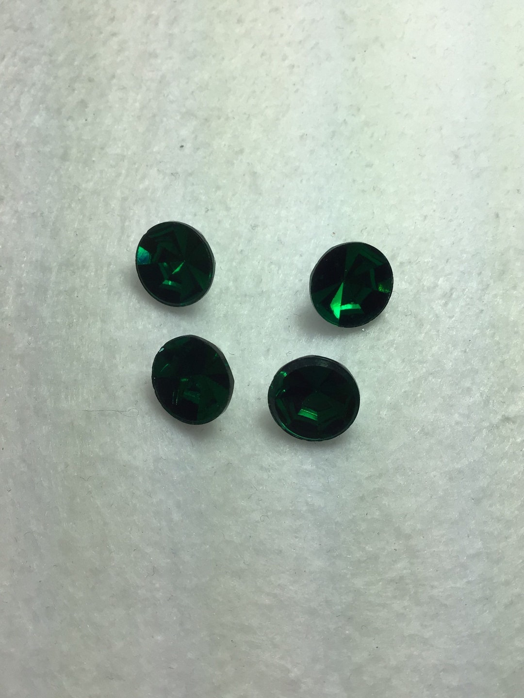 Swarovski Vintage 12mm Rivoli Emerald - Etsy