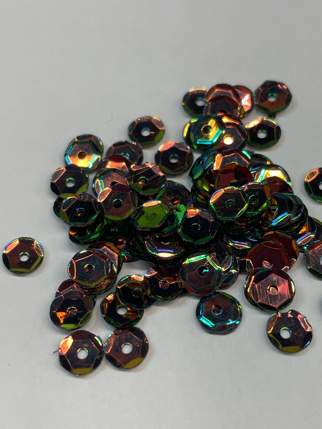 6 Mm Metallic Multi Color Sequins - Etsy