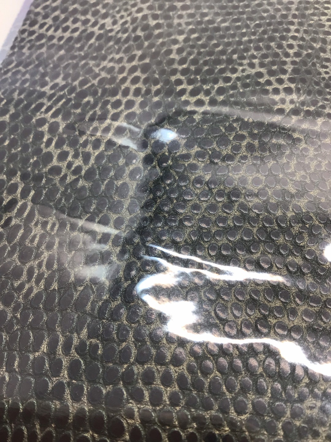 Leather Sheet Black Alligator With Tan - Etsy