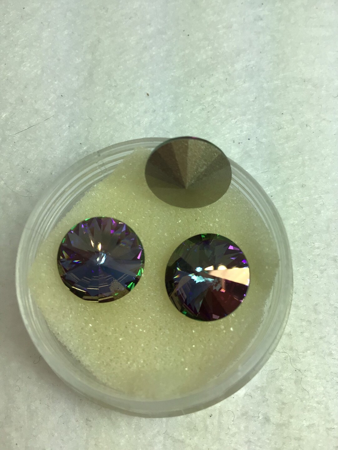 Swa 1122 12mm Swarovski Rivoli Crystal Iris Mist - Austrian Crystal - Etsy