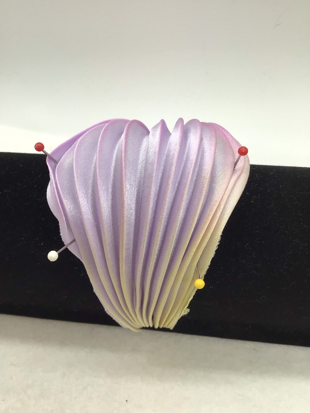 Italian Shibori - Purple Pink Yellow N20 - Handdyed/handpainted Tie ...