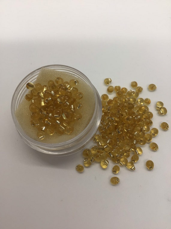 Miyuki 3.4mm Gold Lined Drops - Etsy