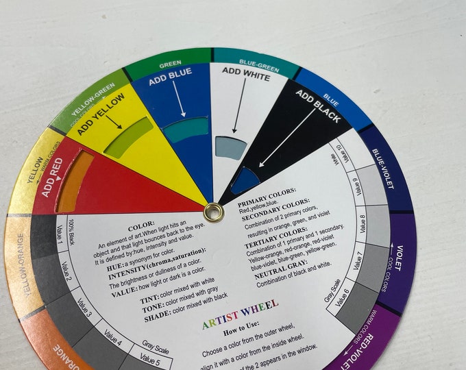 Color Theory Color Wheel - Etsy