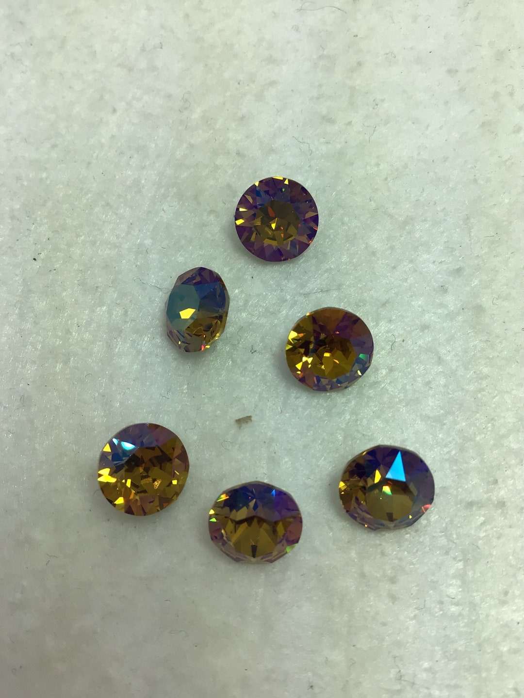 SWA 1088 39ss Swarovski Chaton Sunflower Verde - Etsy