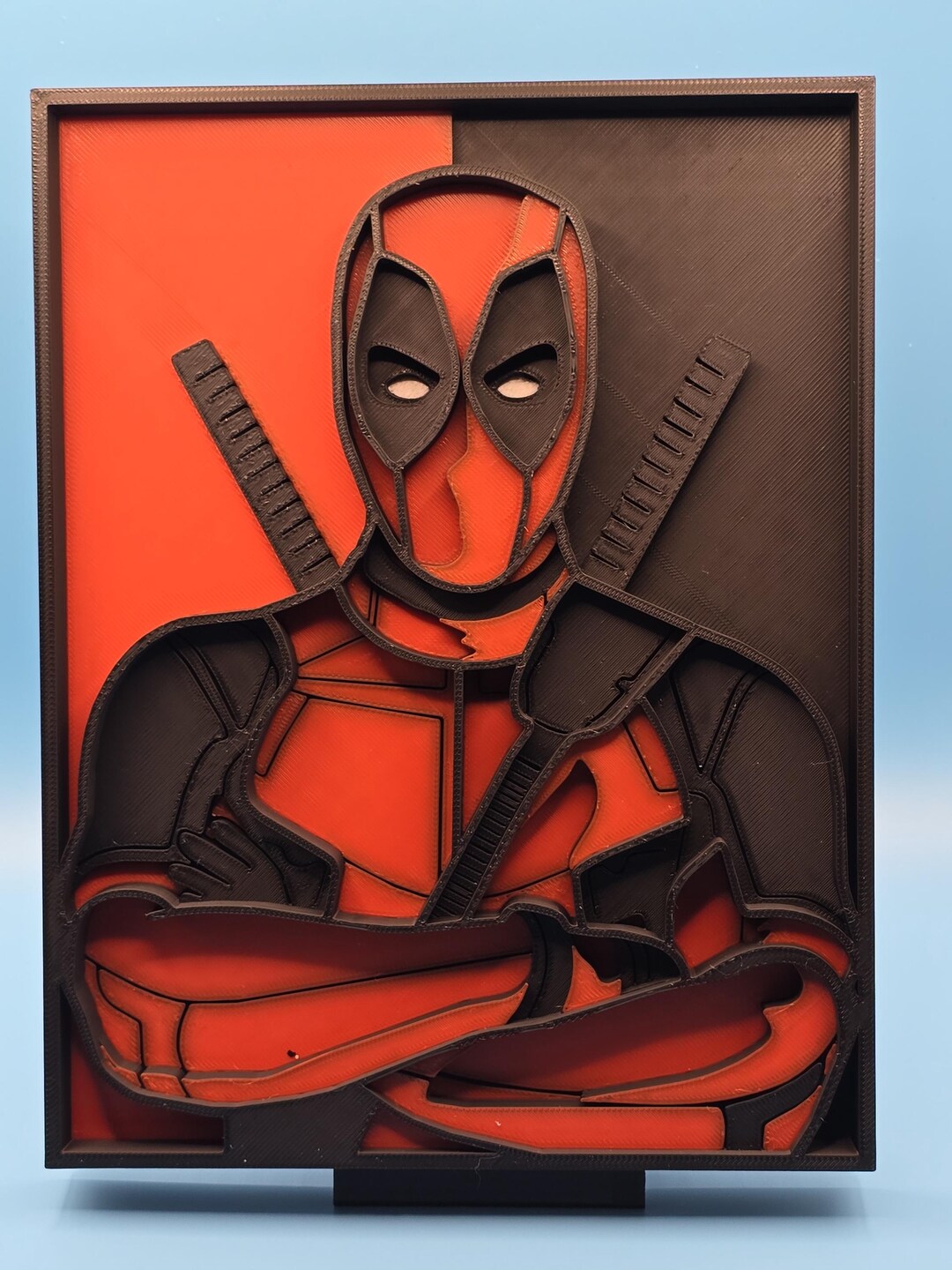 Deadpool 3D Printed Layered Wall Art Marvel, Avengers, Hueforge, Mural ...