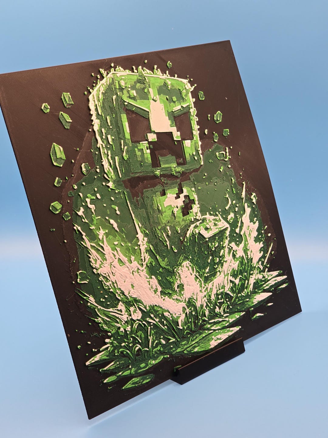 Minecraft Creeper Wall Art, Hueforge, Mural, Decoration, Still Image ...