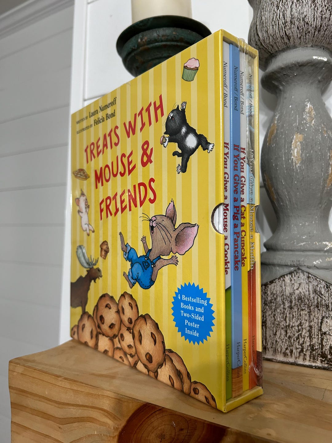 New, Scholastic, Treats With Mouse & Friends, Children’s 4 Pc Library ...